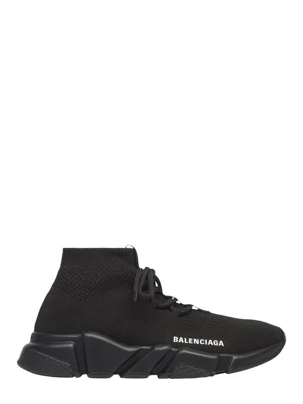 Balenciaga Speed Lace Up Sneaker - Black