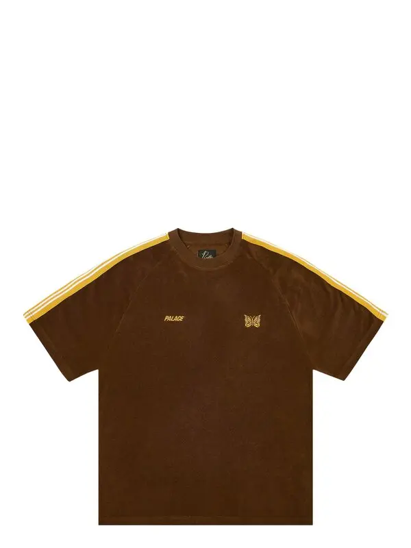 PALACE X Needles Towelling T-shirt - Brown
