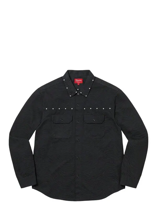 Supreme Studded Work Shirt - Black