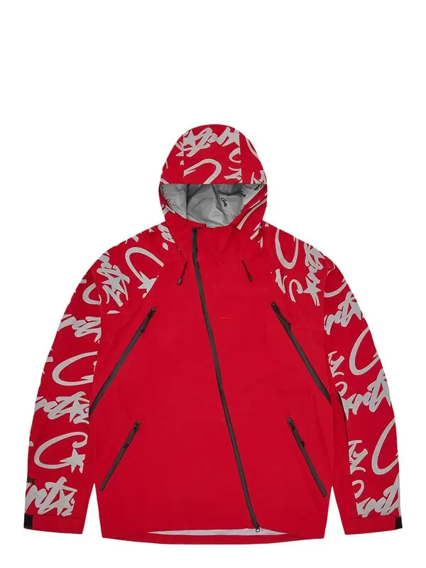 CORTEIZ Elitework Waterproof Shell Jacket - Red