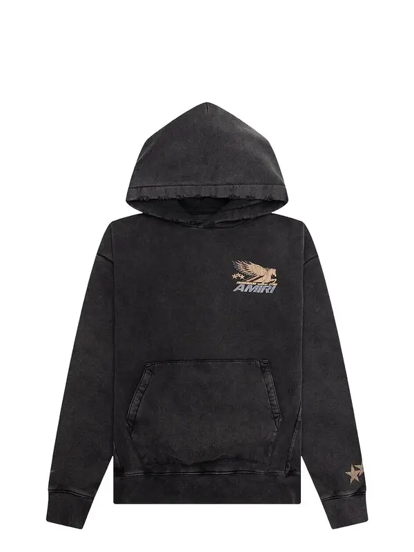 Amiri Vintage Pegasus Hoodie - Black