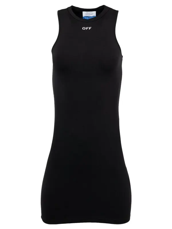 Off-White Sleek Rowing Dress - Black