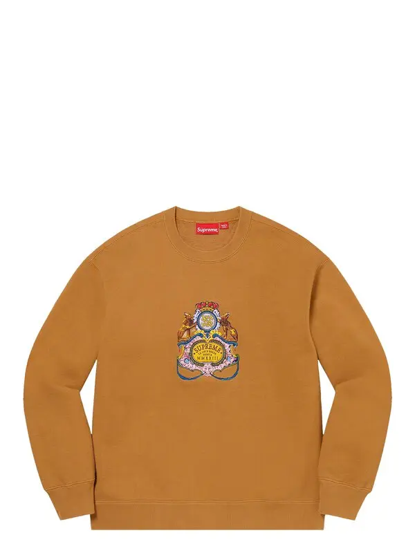 Supreme Crest Crewneck - Yellow