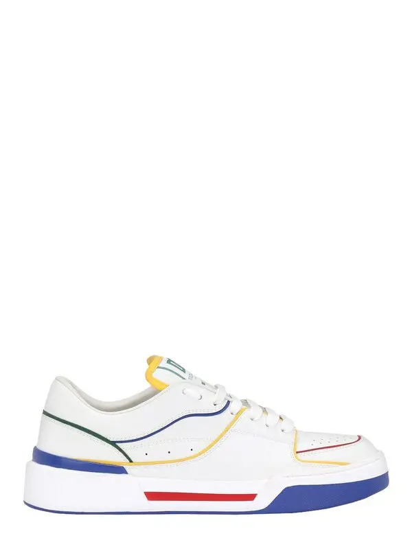 Dolce & Gabbana New Roma Low Sneakers - White
