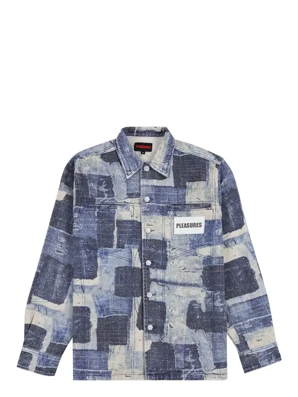 PLEASURES Boro Work Jacket - Blue