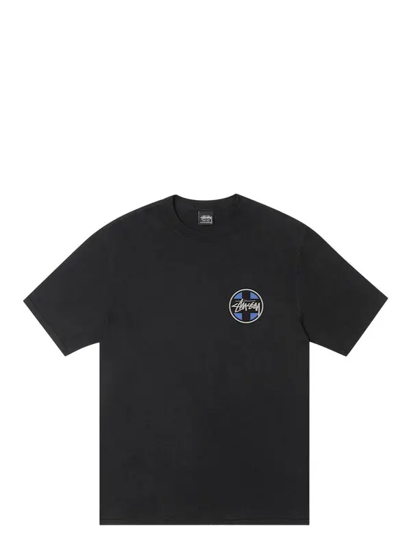 StÜssy Cross Dot Tee - Black
