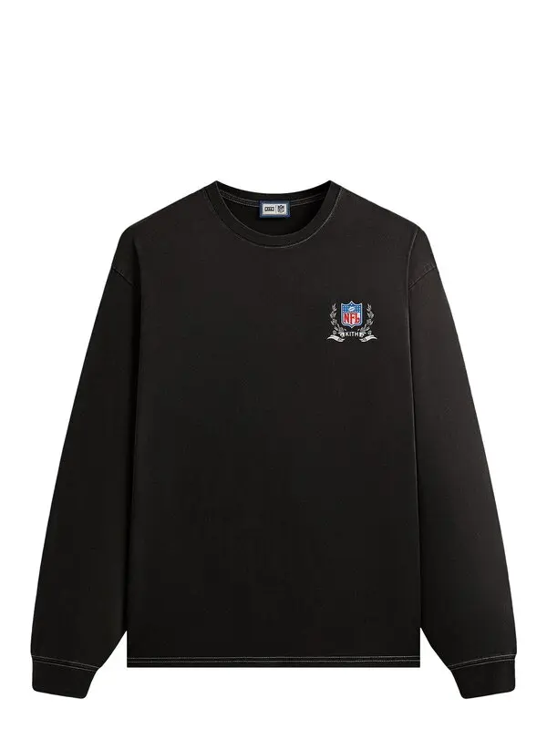Kith 47 For The Nfl: Raiders Vintage Long-sleeve Tee - Black