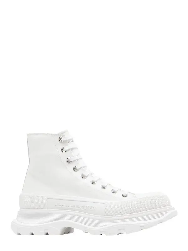 Alexander McQueen Tread Slick Boots - White