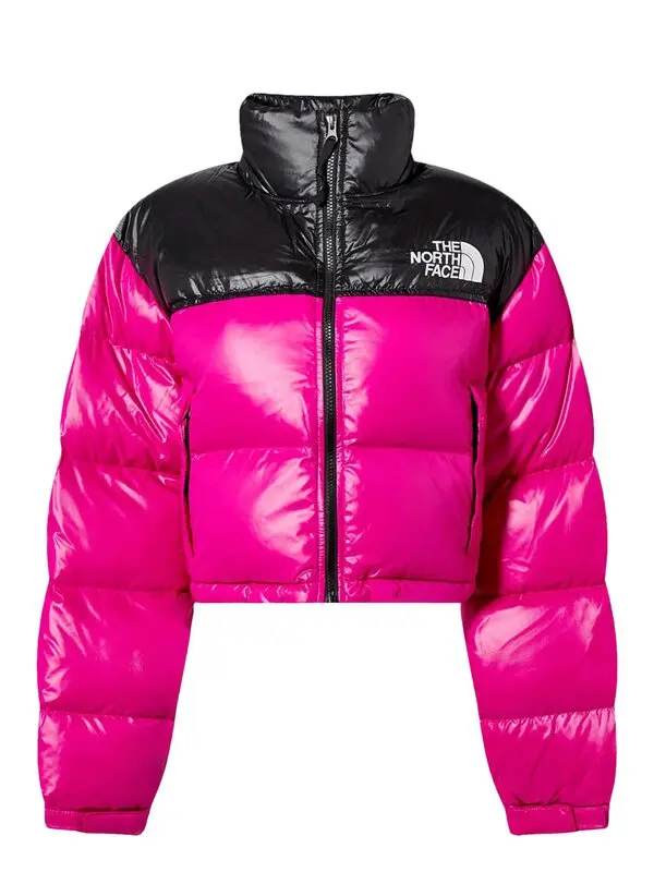 The North Face Nuptse Short Padded Jacket - Pink