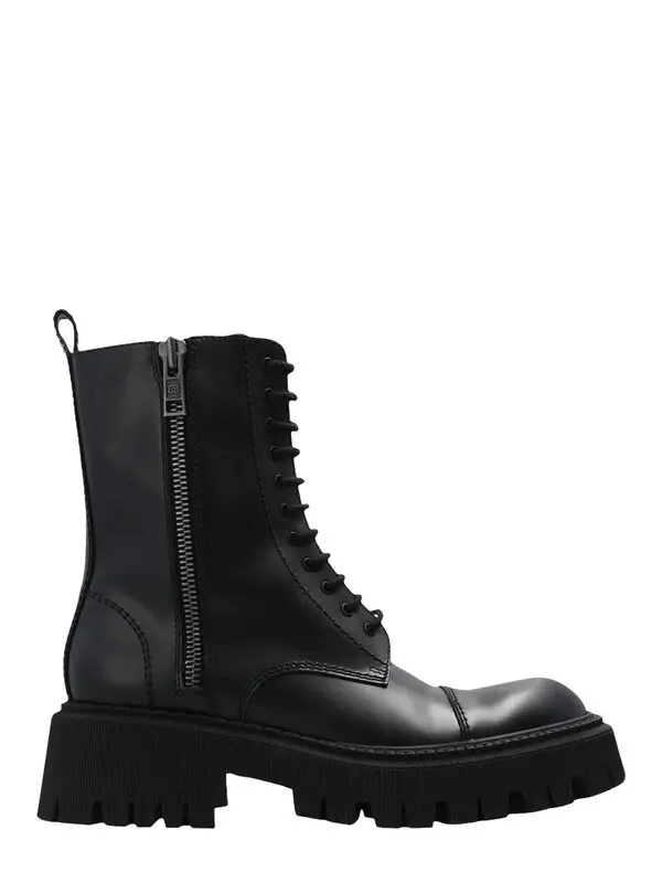 Balenciaga Tractor Bootie - Black