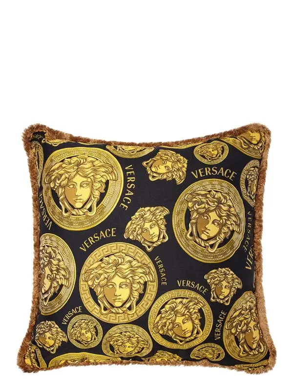 Versace Barocco Pillow - Black