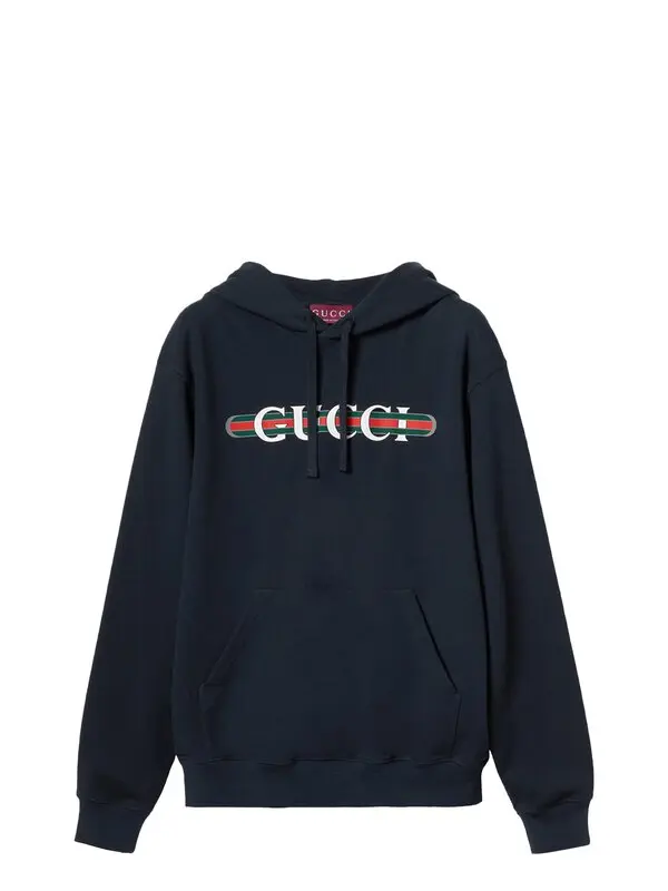 Gucci Hooded Sweatshirt - Blue