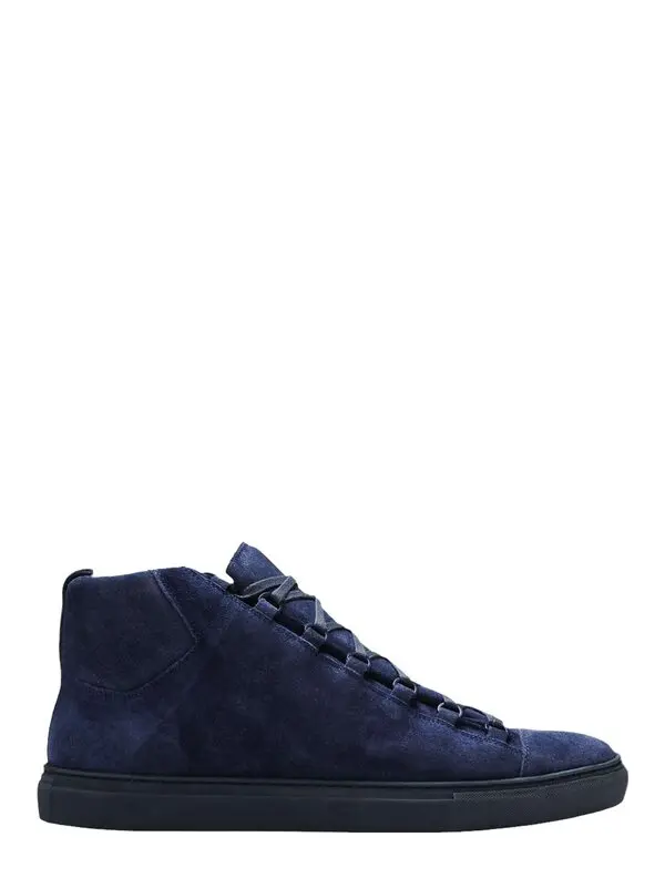 Balenciaga Arena Velvet High Top Sneakers - Blue