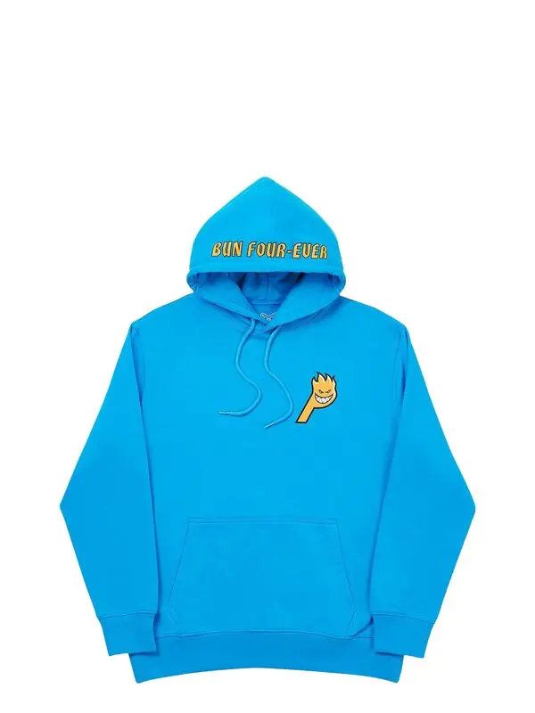 PALACE X Spitfire Live To Bun Hoodie - Blue