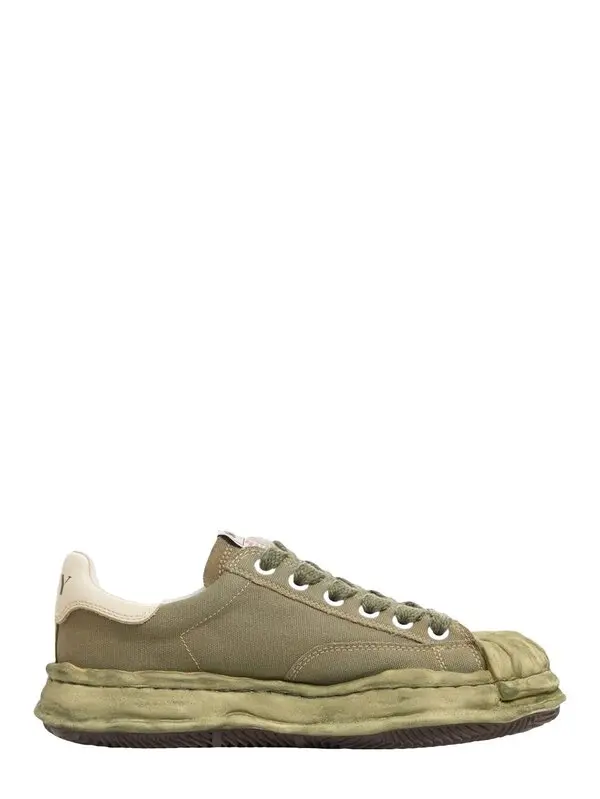 Mihara Yasuhiro Blakey Og Sole Canvas Low - Green