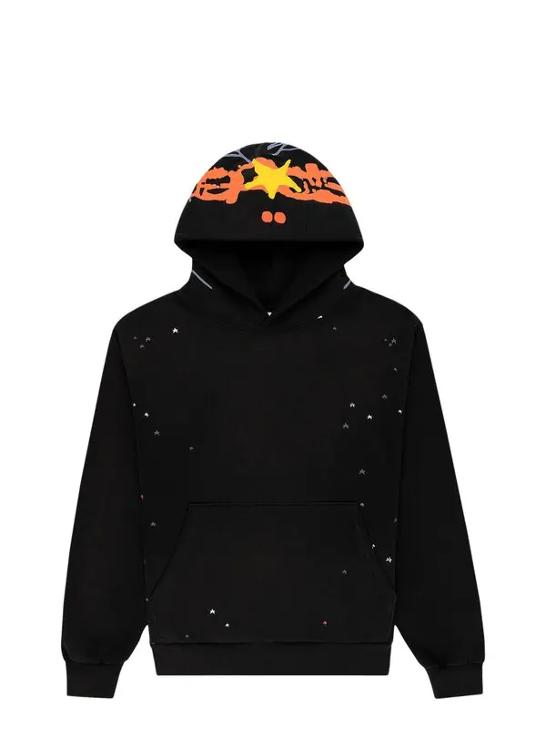 SP5DER Heavy Web Hoodie - Black