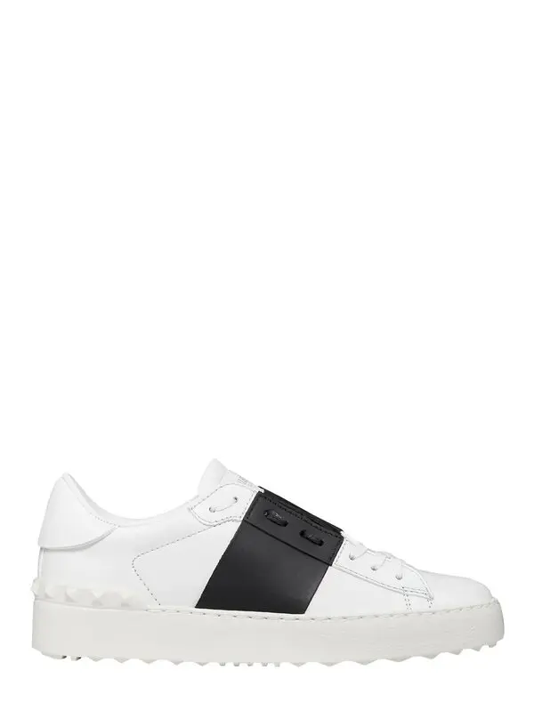 Valentino Garavani Open Leather Sneaker - White