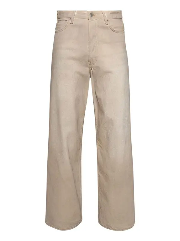 Acne Studios 1981 Baggy Fit Jeans - Tan