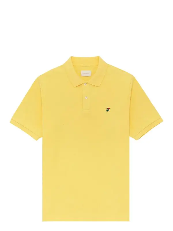 Aimé Leon Dore Crest Piqué Polo - Yellow