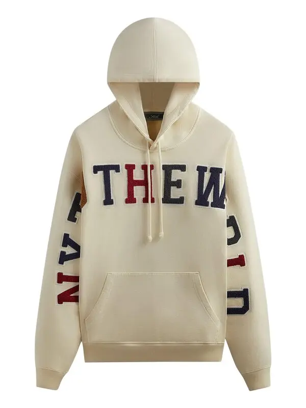Kith Ny To The World Nelson Hoodie - Cream