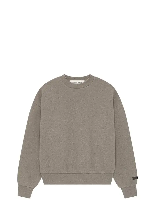 Fear Of God Classic Fit Fleece Crewneck - Grey