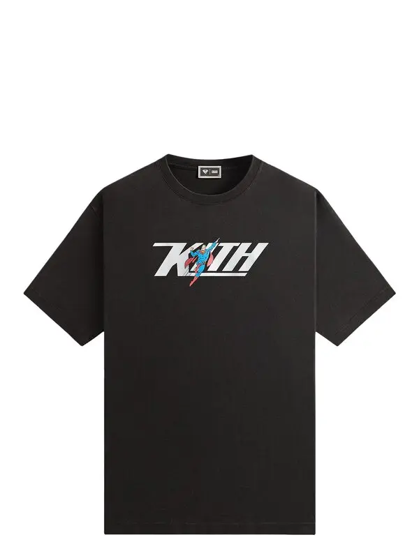 Kith X Superman Flight Vintage Tee - Black