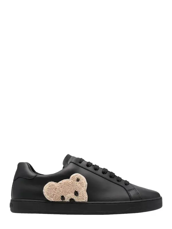 Palm Angels Tennis Teddy Bear Sneakers - Black