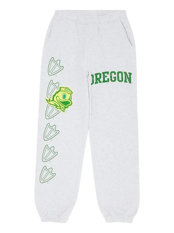 CACTUS JACK BY TRAVIS SCOTT Cactus Jack X Mitchell & Ness University Of Oregon Sweatpants - Grey