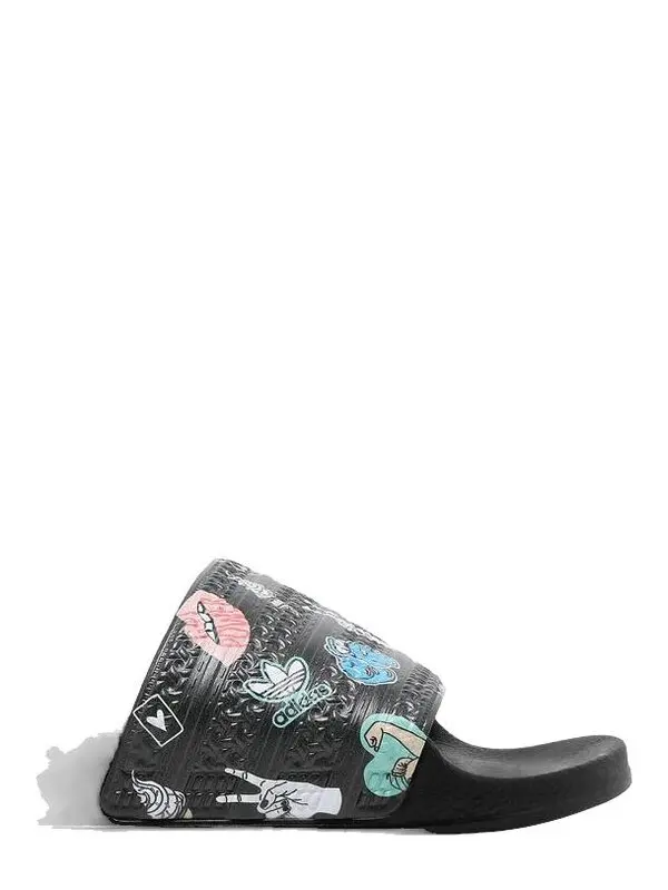 Adidas Adilette Slide J 'empowering Graphics - Black