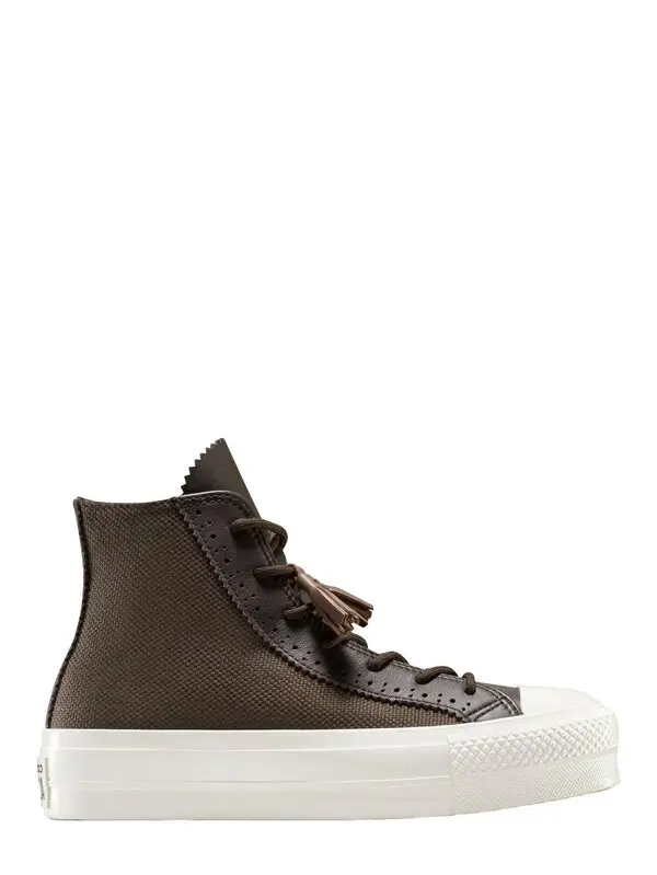 CONVERSE Chuck Taylor All Star Lift Platform High 'tassels - Brown