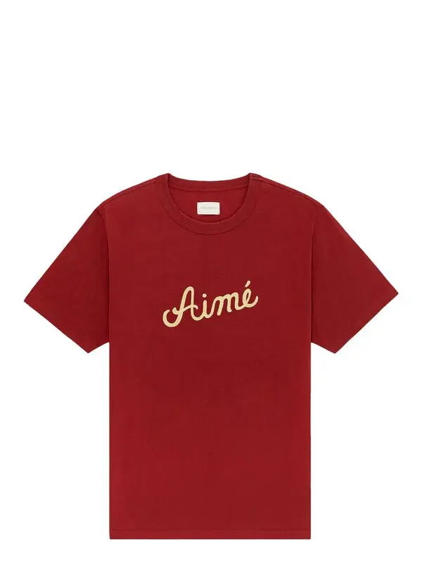 Aimé Leon Dore Chain Stitch Tee - Red