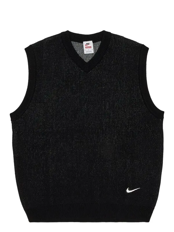 Supreme X Nike Sweater Vest - Black