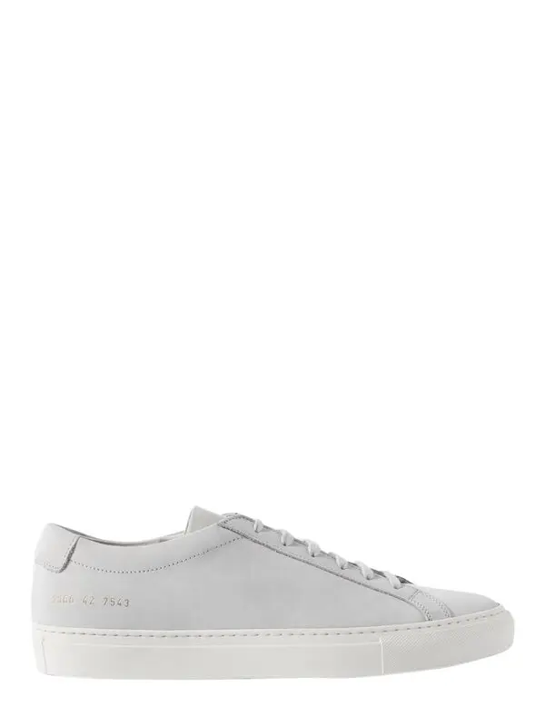 COMMON PROJECTS Achilles Low Nubuck Sneakers - Grey