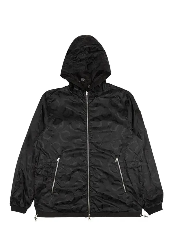 Moncler Cordier Logo Windbreaker - Black