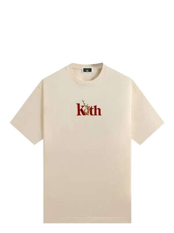 Kith X The Grinch Max Serif Tee - Cream