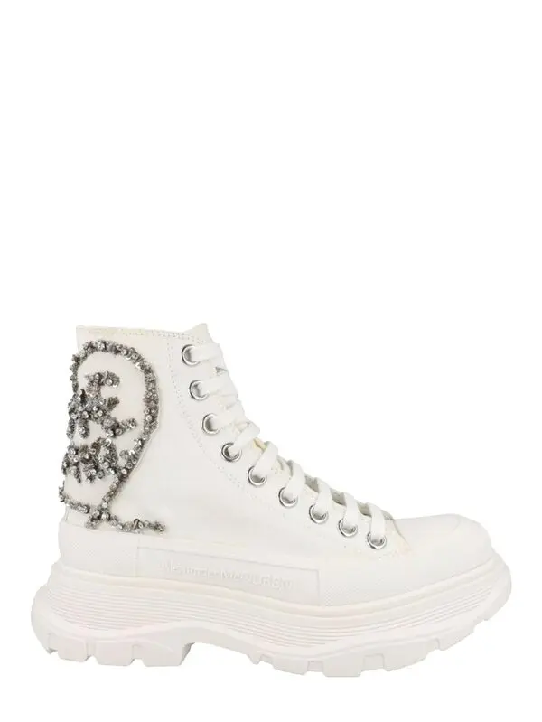 Alexander McQueen Tread Slick Boot - White