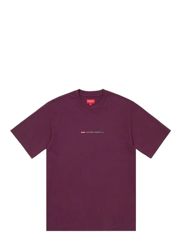 Supreme Property Label Short-sleeve Top - Purple