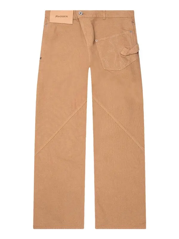 JW Anderson Twisted Workwear Trousers - Tan