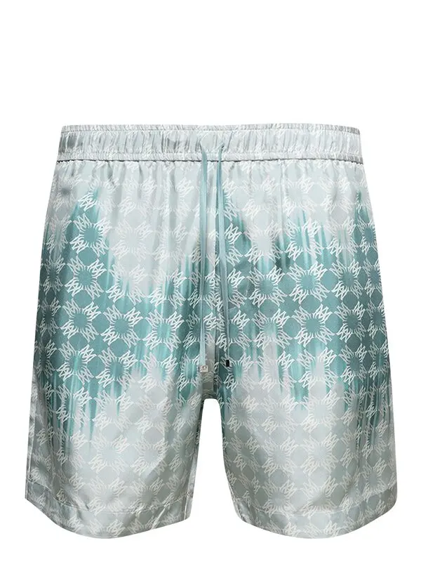Amiri Ma Quad Bleached Short - Blue