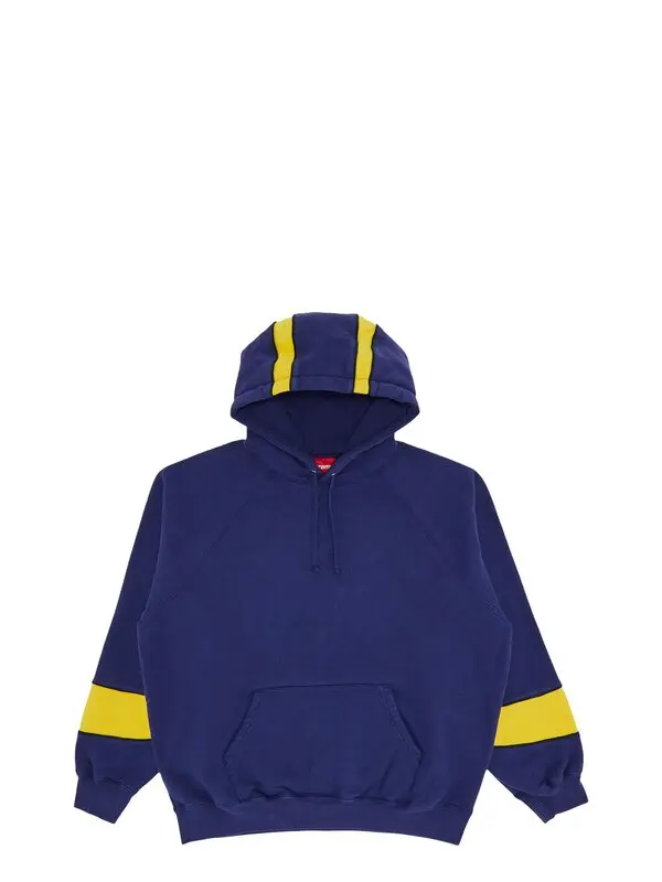 Supreme Paneled Hooded Sweatshirt - Blue