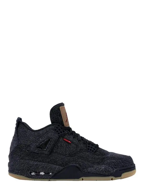 JORDAN Levi's X 4 Retro Denim Sneakers - Black