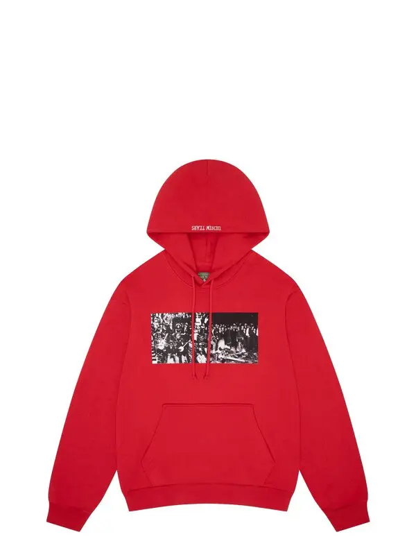 DENIM TEARS X Arthur Jafa Black Entertainment Hoodie - Red