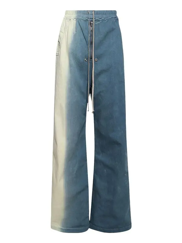 Rick Owens Geth Belas Denim Pants - Blue