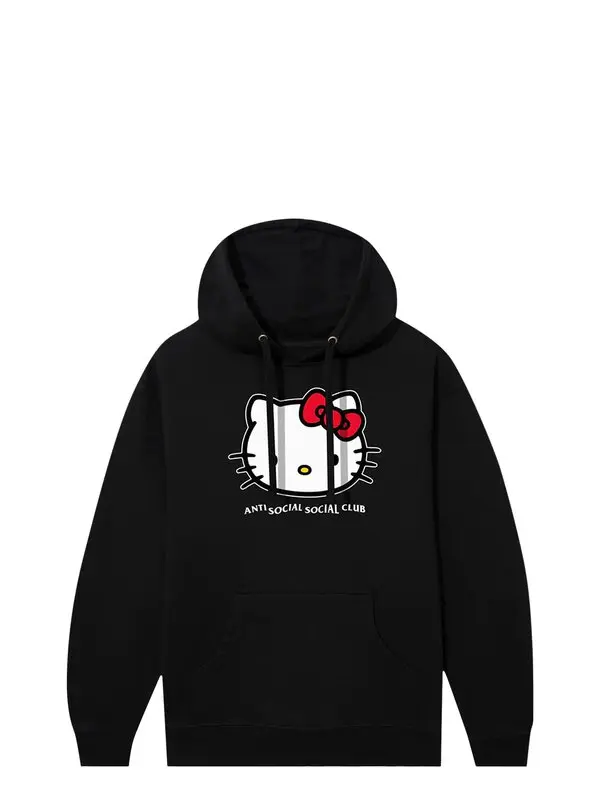 ANTI SOCIAL SOCIAL CLUB X Hello Kitty Weird Hoodie - Black
