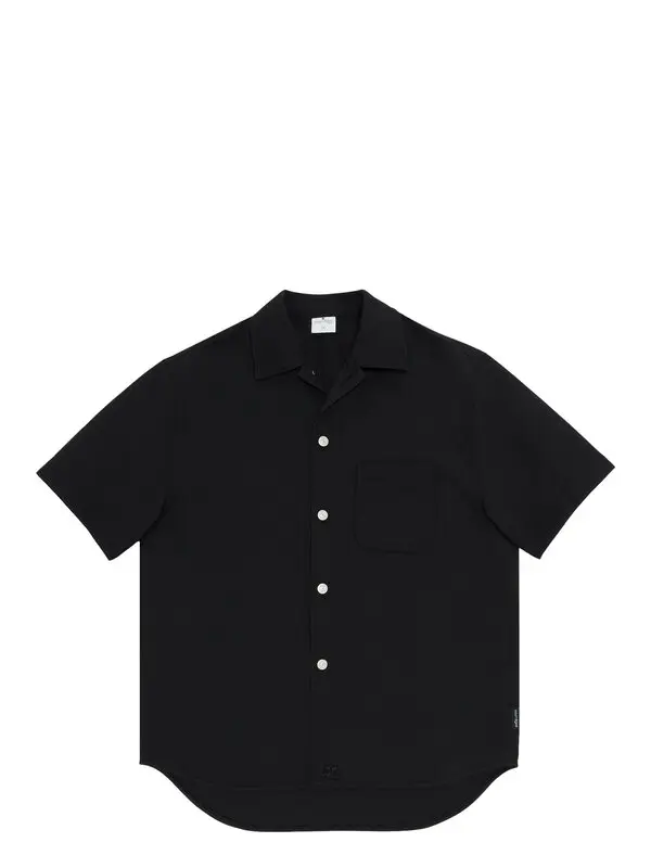 COURREGES Retro Twill Skater Shirt - Black