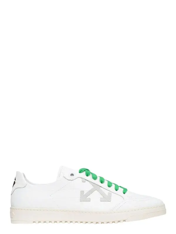 Off-White 2.0 Crocodile Pattern Sneakers - White