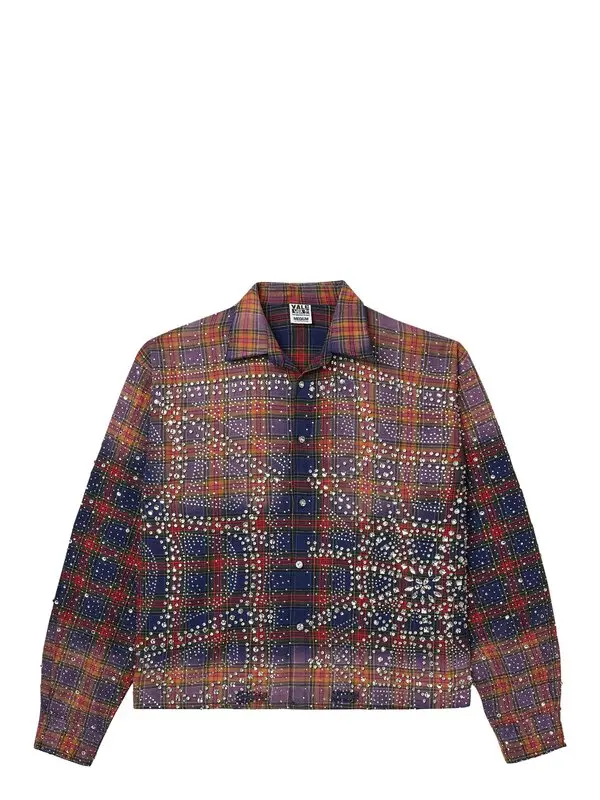 VALE FOREVER Purple Fever Flannel - Blue
