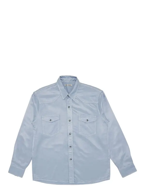 Our Legacy Satin Shirt - Blue