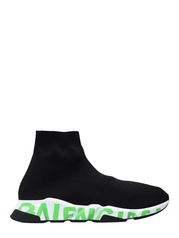 Balenciaga Speed Sneaker Midsole Graffiti - Black