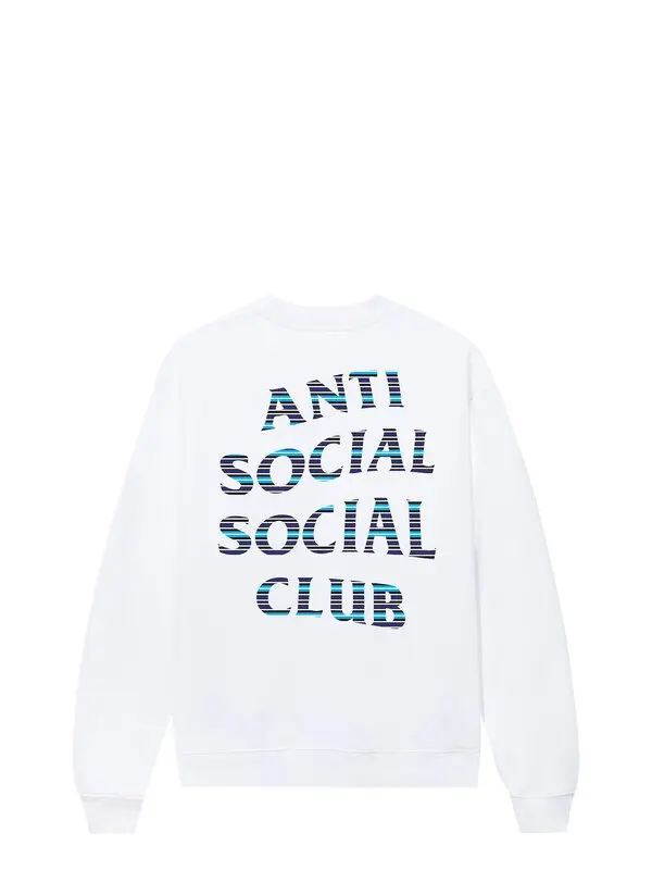 ANTI SOCIAL SOCIAL CLUB X Fragment Design Logo Crewneck - White